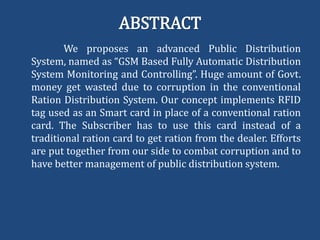 Distribution System and Monitoring | PPTX