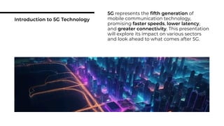 5G wirelesstechnology and future innovations of the world presentation .pdf