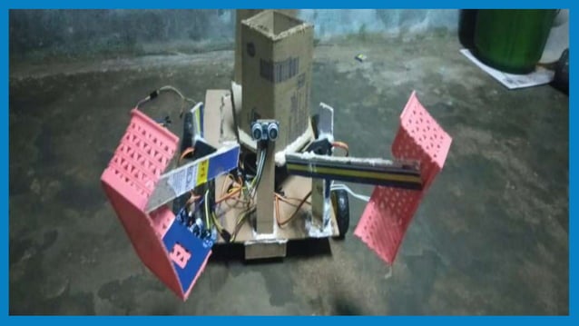 AUTOMATIC WASTE SEGERATION ROBOT BY USING IOT | PPTX | Home Appliances ...