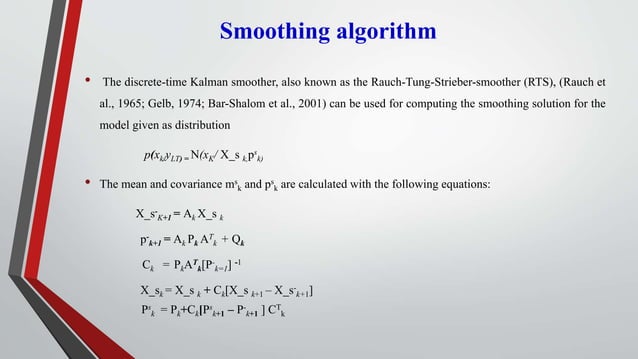 Applying Smoothing Techniques to Passive Target Tracking.pptx