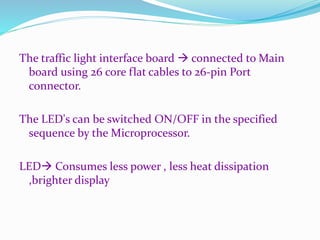 PART -1 TRAFFIC LIGHT CONTROL USING 8085 | PPTX