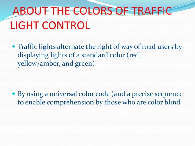 PART -1 TRAFFIC LIGHT CONTROL USING 8085 | PPTX