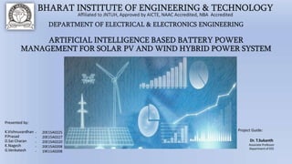 AI Battery Power Management | PPTX