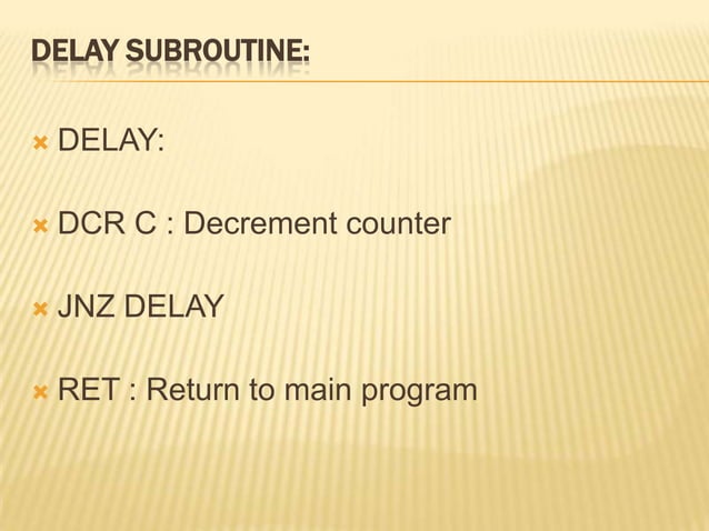 TRAFFIC LIGHT CONTROL SYSTEM USING 8085 MICROPROCESSOR | PPTX