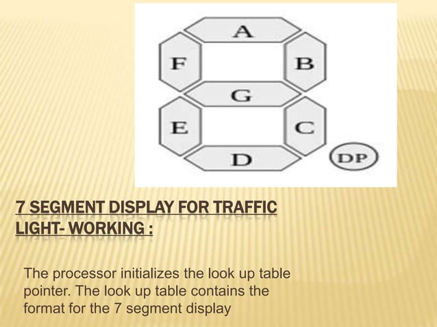 TRAFFIC LIGHT CONTROL SYSTEM USING 8085 MICROPROCESSOR | PPTX