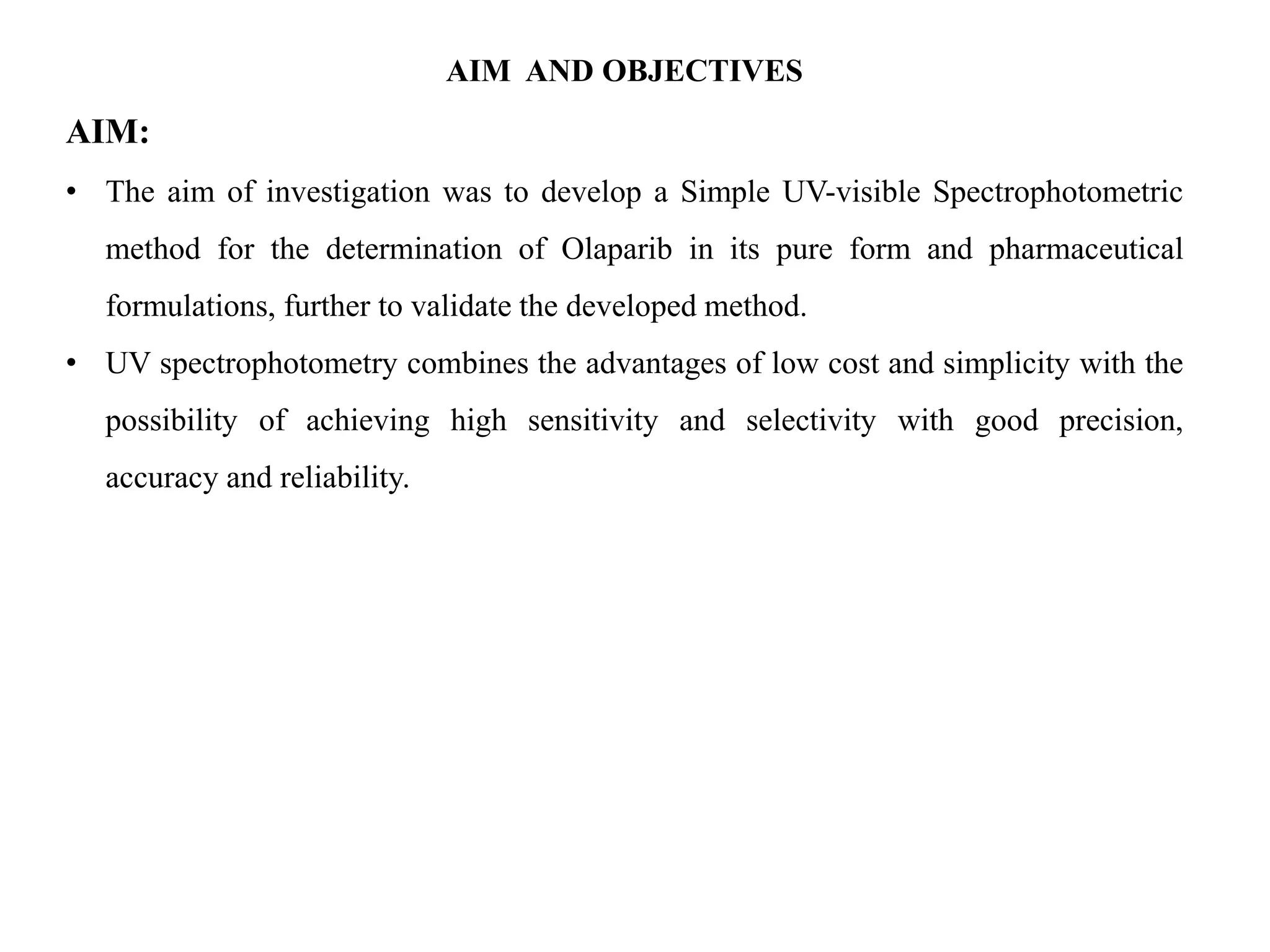 Method Development And Validation By Uv Visible Spectrophotometer Pptx Physics Science