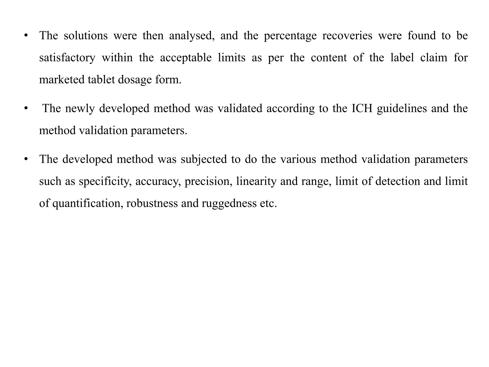 Method Development And Validation By Uv Visible Spectrophotometer Pptx Physics Science