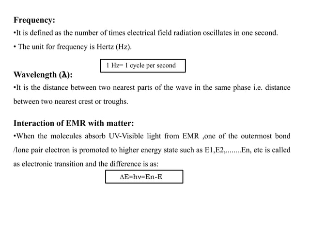 Method development and validation by UV Visible spectrophotometer | PPTX | Physics | Science