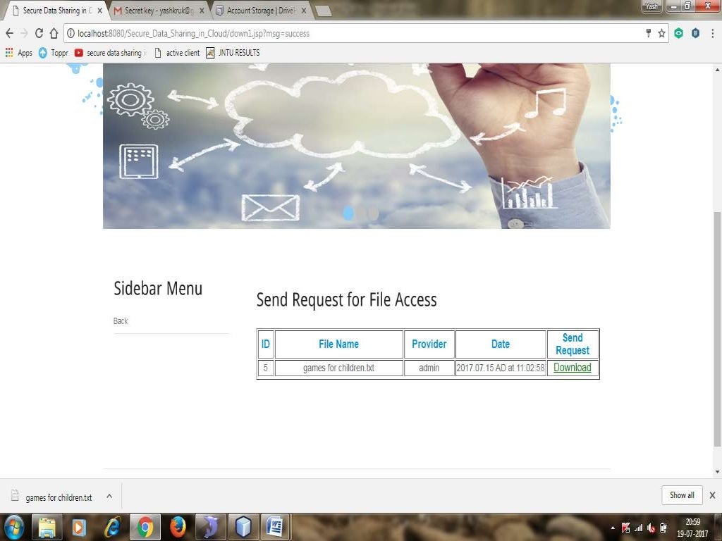 Secure Data Sharing In Cloud Computing Using Revocable Storage Identi…