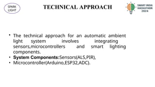 Automatic ambient light system using micro controller | PPT