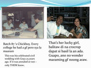 Batch ‘87 faces, paces- then and now | PPT