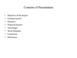 intelligent street light by zigbee protocol | PPT