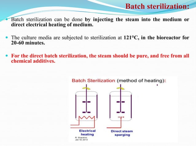 Batch and Continuous Sterilization techniques | PPTX | Cooking | Food ...