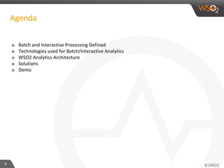 Batch and Interactive Analytics: From Data to Insight | PDF | Databases ...