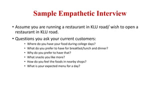 Design thinking and innovation | PPTX