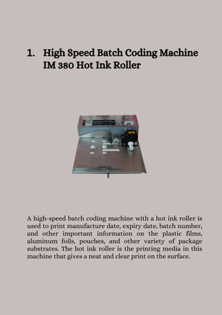 Batch coding machine.pdf