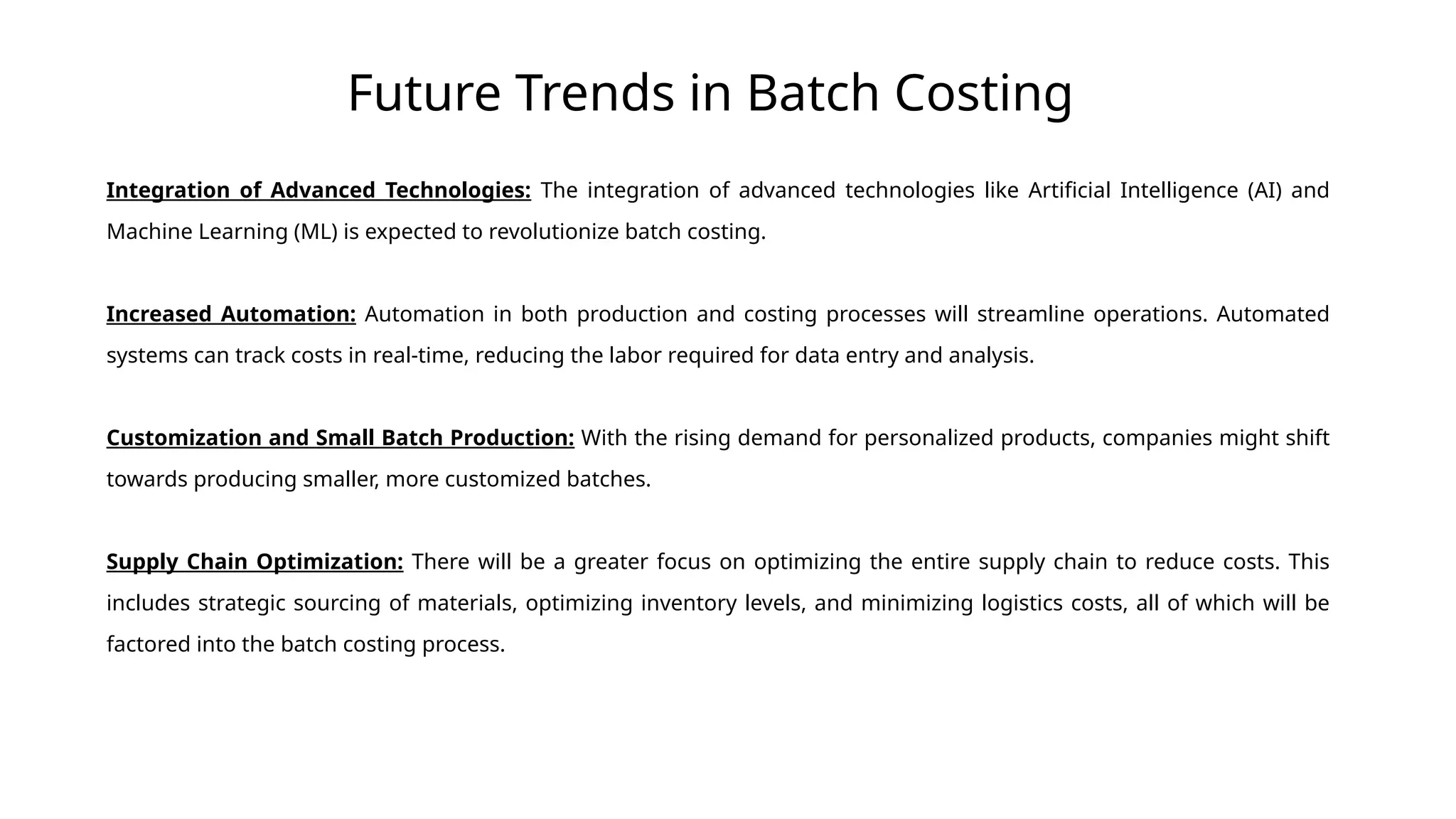 Exploring Batch Costing: A Comprehensive Approach to Cost Management in ...