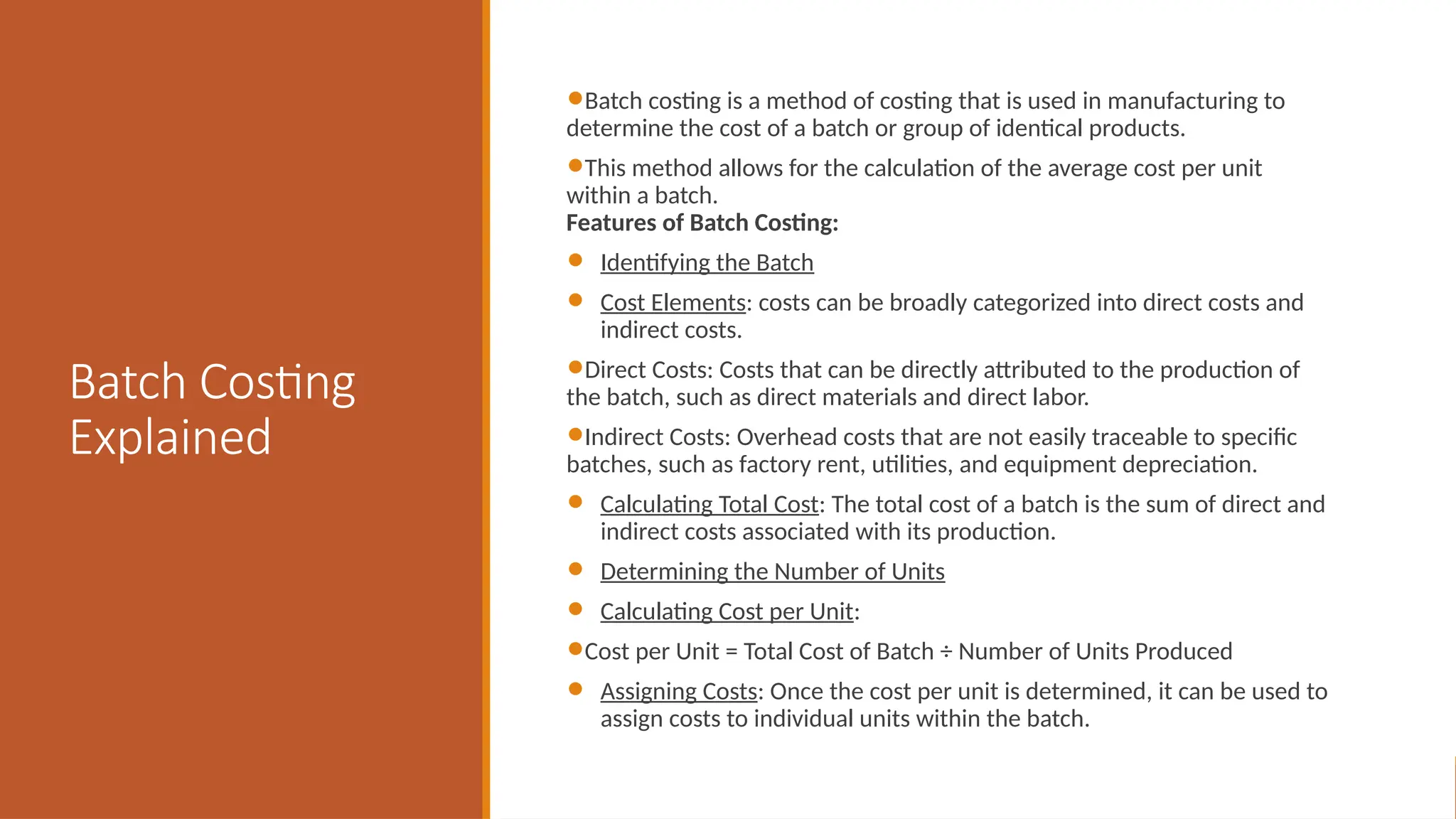 Exploring Batch Costing: A Comprehensive Approach to Cost Management in ...