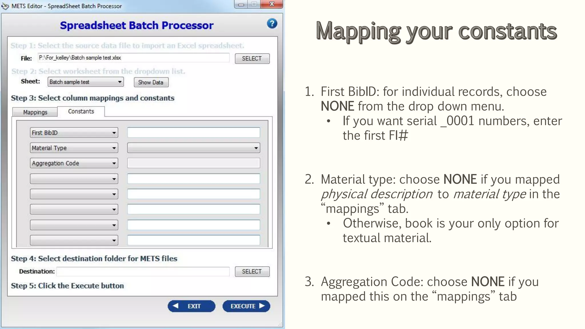 Batch creation of METS files | PDF