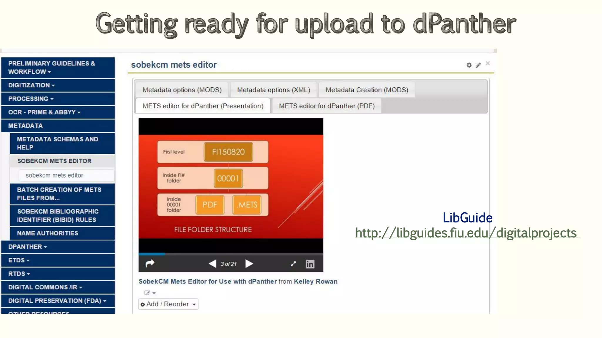 Batch creation of METS files | PDF