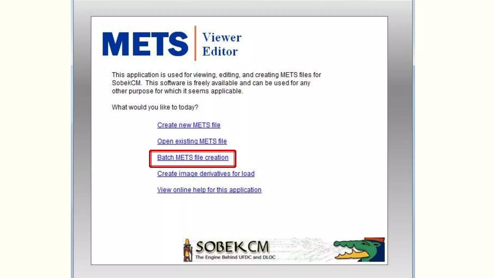 Batch creation of METS files | PPT