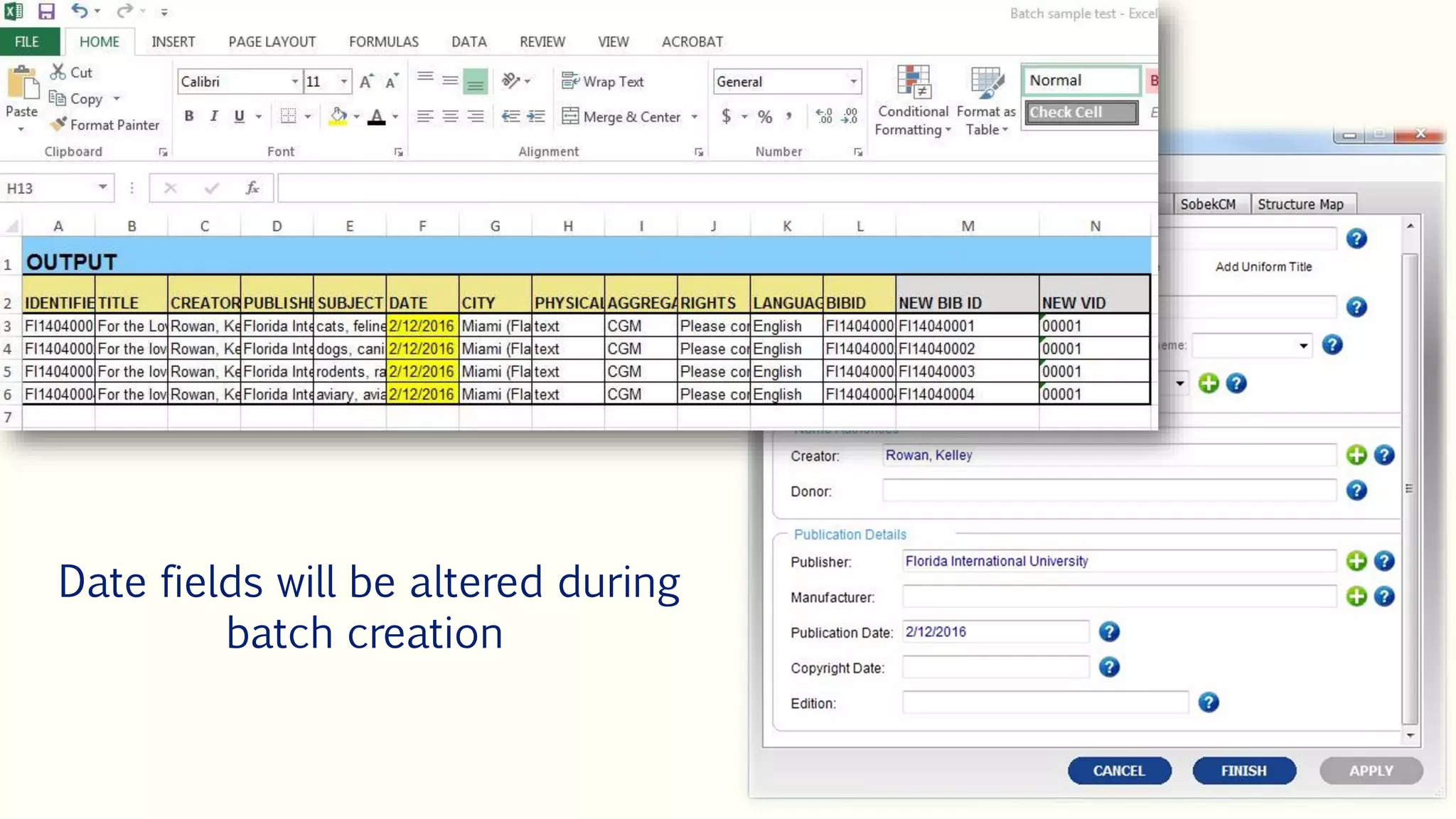 Batch creation of METS files | PDF