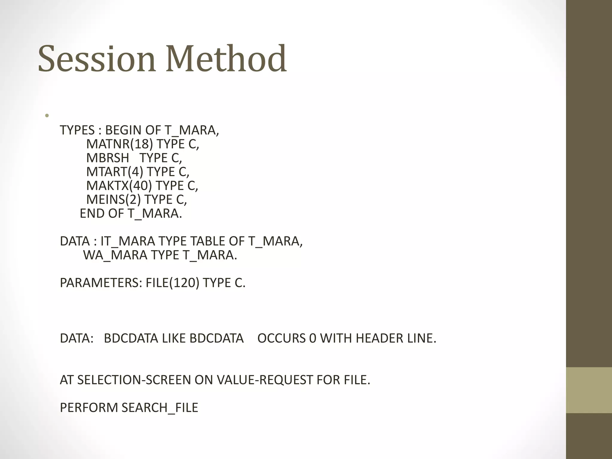 SAP Batch data communication | PPTX