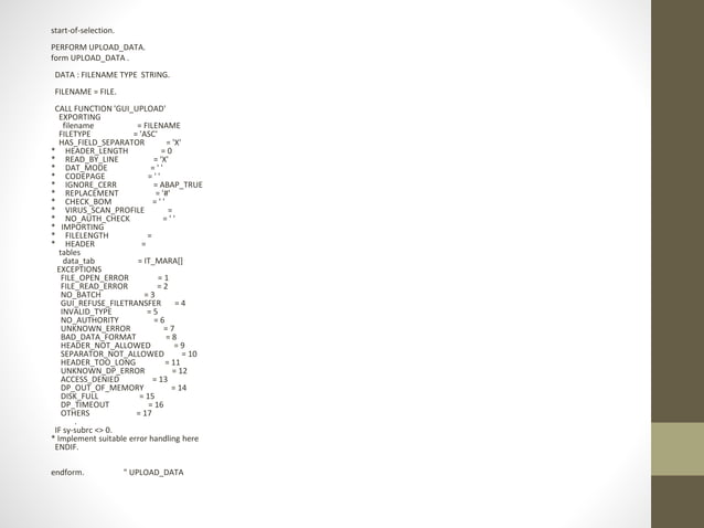 Sap Batch Data Communication Ppt
