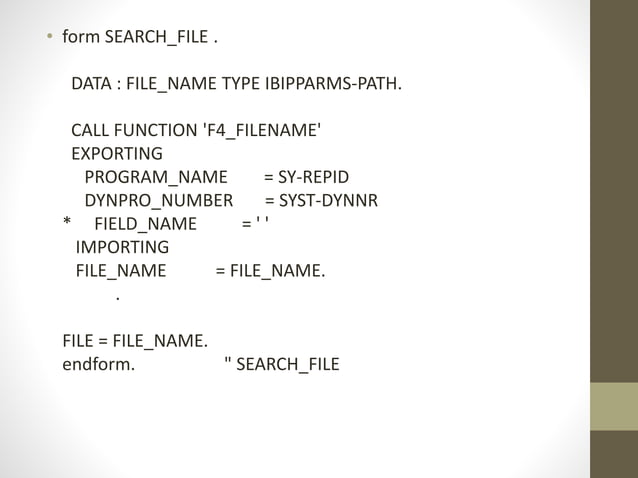 SAP Batch data communication | PPTX | Databases | Computer Software and Applications