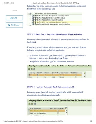Batch determination | PDF