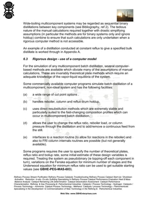 Batch Distillation | PDF