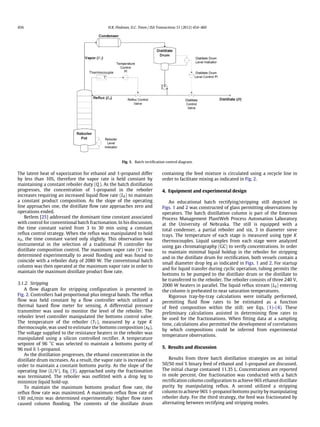 Batch distillation employing cyclic rectification and stripping operations | PDF