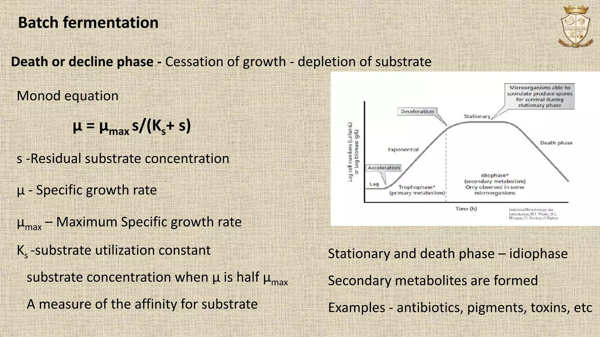 Batch, fedbatch and continuous fermentation | PPTX