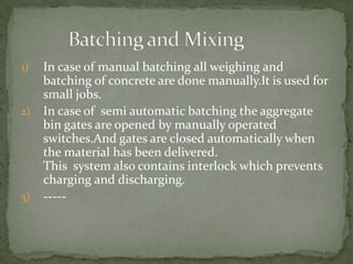 Batching and mixing | PPTX