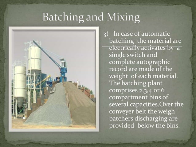 Batching and mixing | PPTX