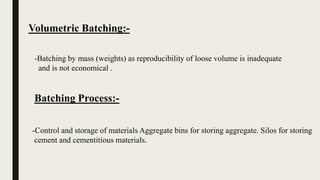 Batching plant PPT for civil engineering presentation | PPTX