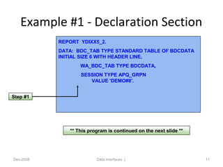 Batch input session | PPT