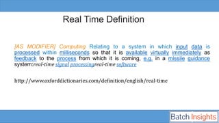 Dev Lakhani, Data Scientist at Batch Insights "Real Time Big Data ...