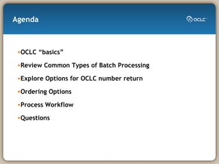 Batchloading Presentation | PPT