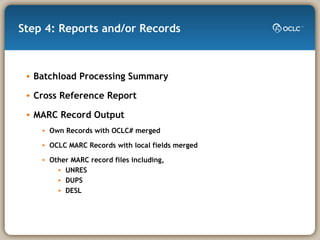 Batchloading Presentation | PPT