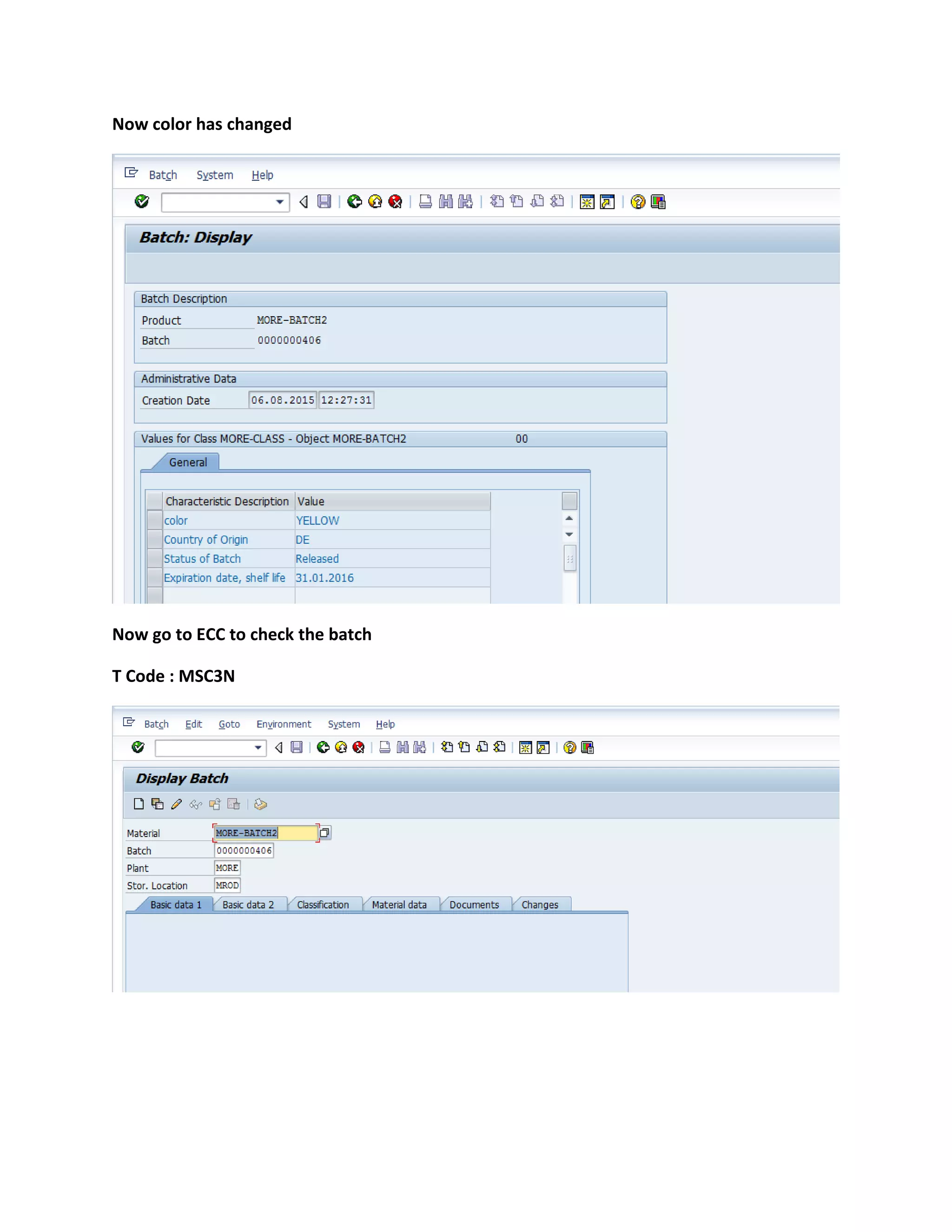 SAP EWM BATCH MANAGEMENT | DOC