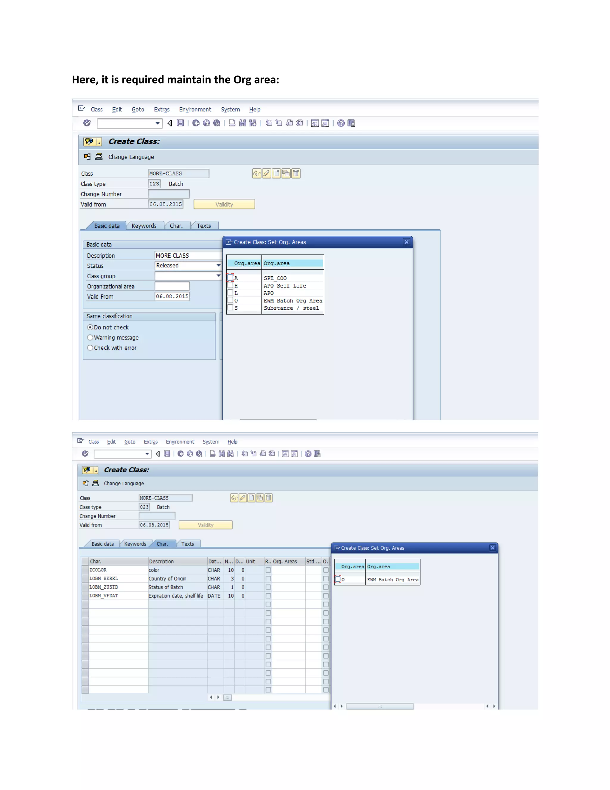 SAP EWM BATCH MANAGEMENT | DOC