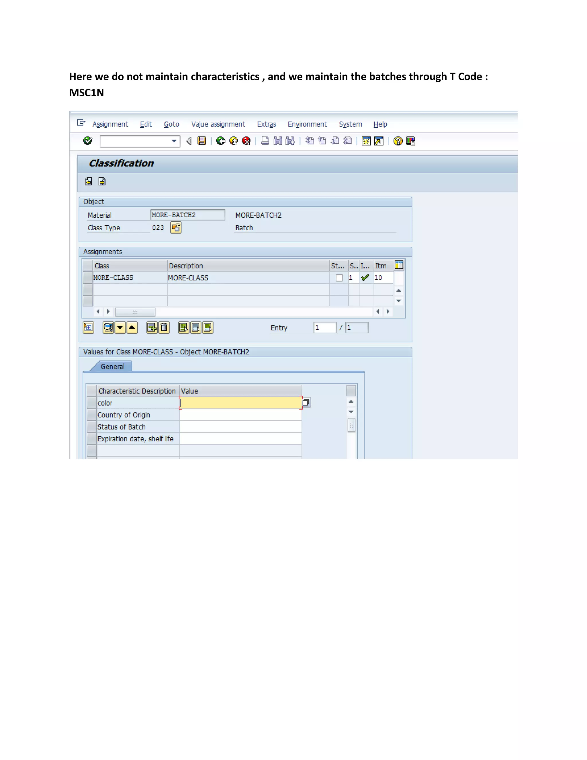 SAP EWM BATCH MANAGEMENT | DOC