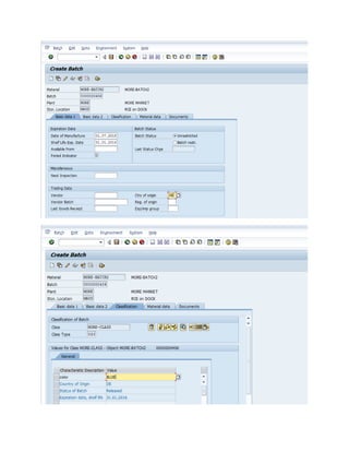 SAP EWM BATCH MANAGEMENT | DOC