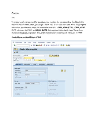 SAP EWM BATCH MANAGEMENT | DOC