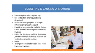 BatchMaster Finance | PPT