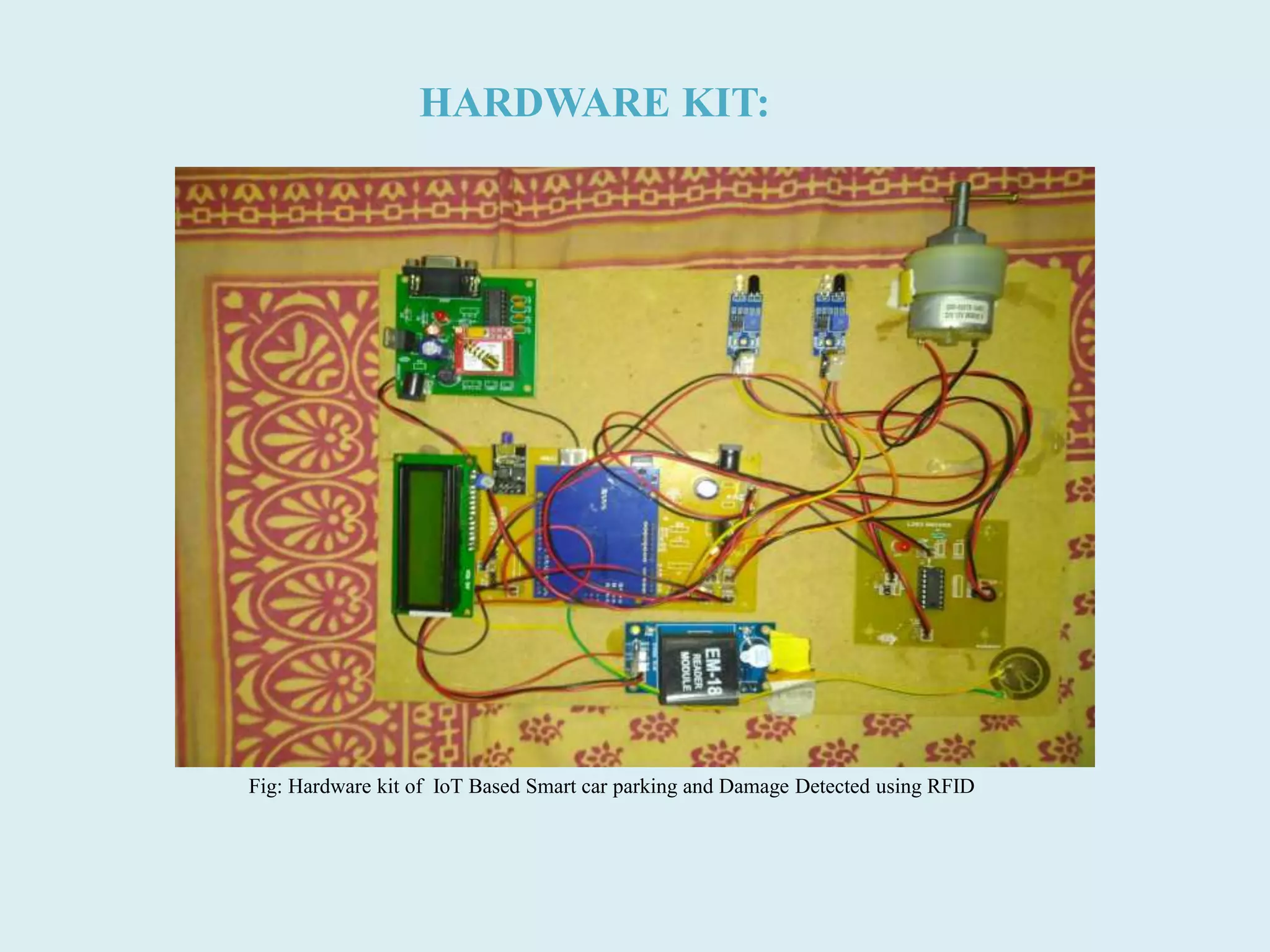 IOT Based Smart Parking and Damage Detection Using RFID | PPT