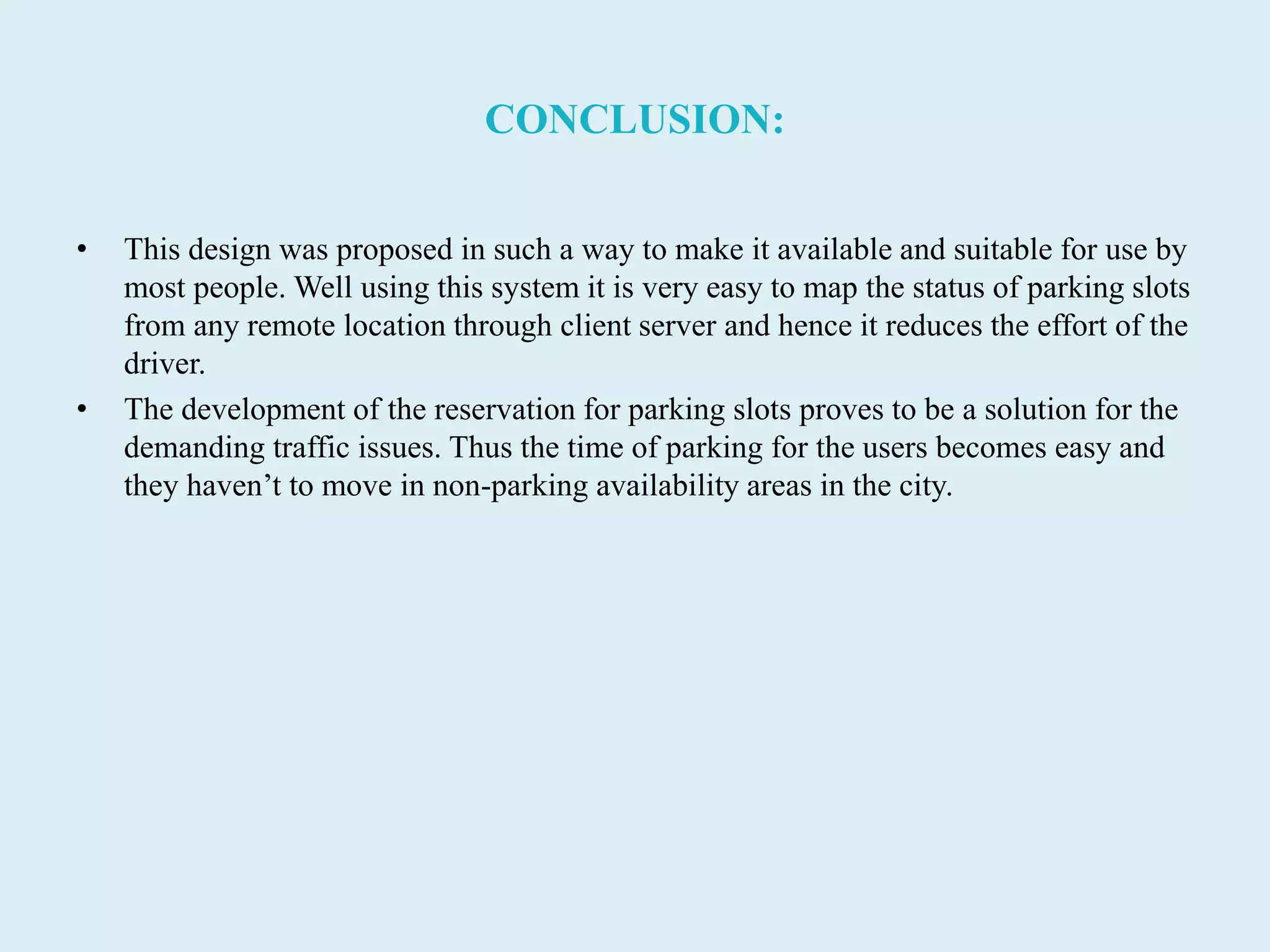 IOT Based Smart Parking and Damage Detection Using RFID | PPT