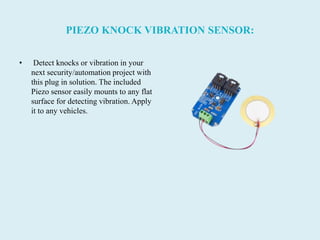 IOT Based Smart Parking and Damage Detection Using RFID | PPTX