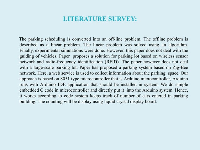 IOT Based Smart Parking and Damage Detection Using RFID | PPT